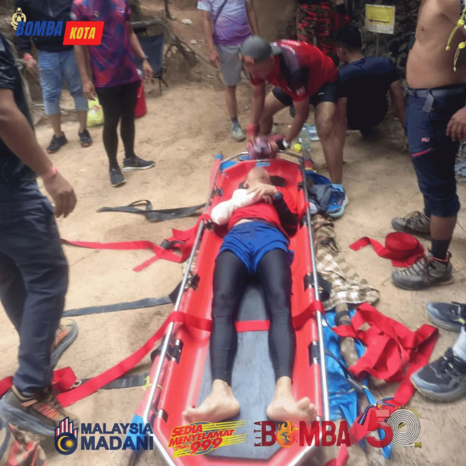 52-Year-old s’porean man fractures arm in fall on M’sian mountain ...